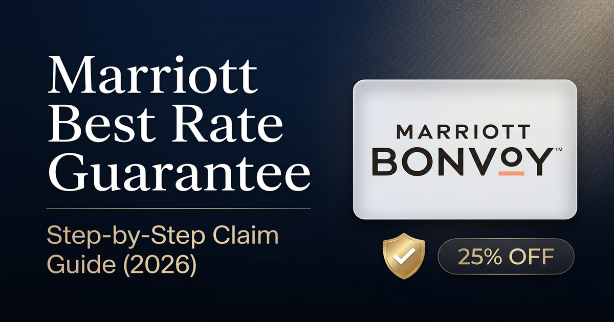 Marriott Best Rate Guarantee 2026: Official Policy + How to Claim 25% ...
